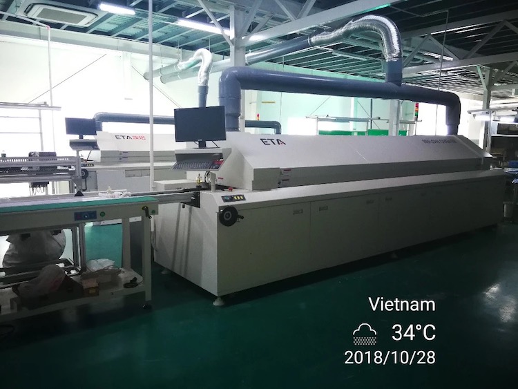 Nitrogen PCB Reflow Oven with 8 Zones from China manufacturer ...
