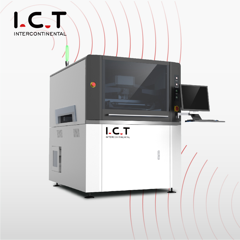 I.C.T | SMT line standard automatic solder paste stencil spray printing ...