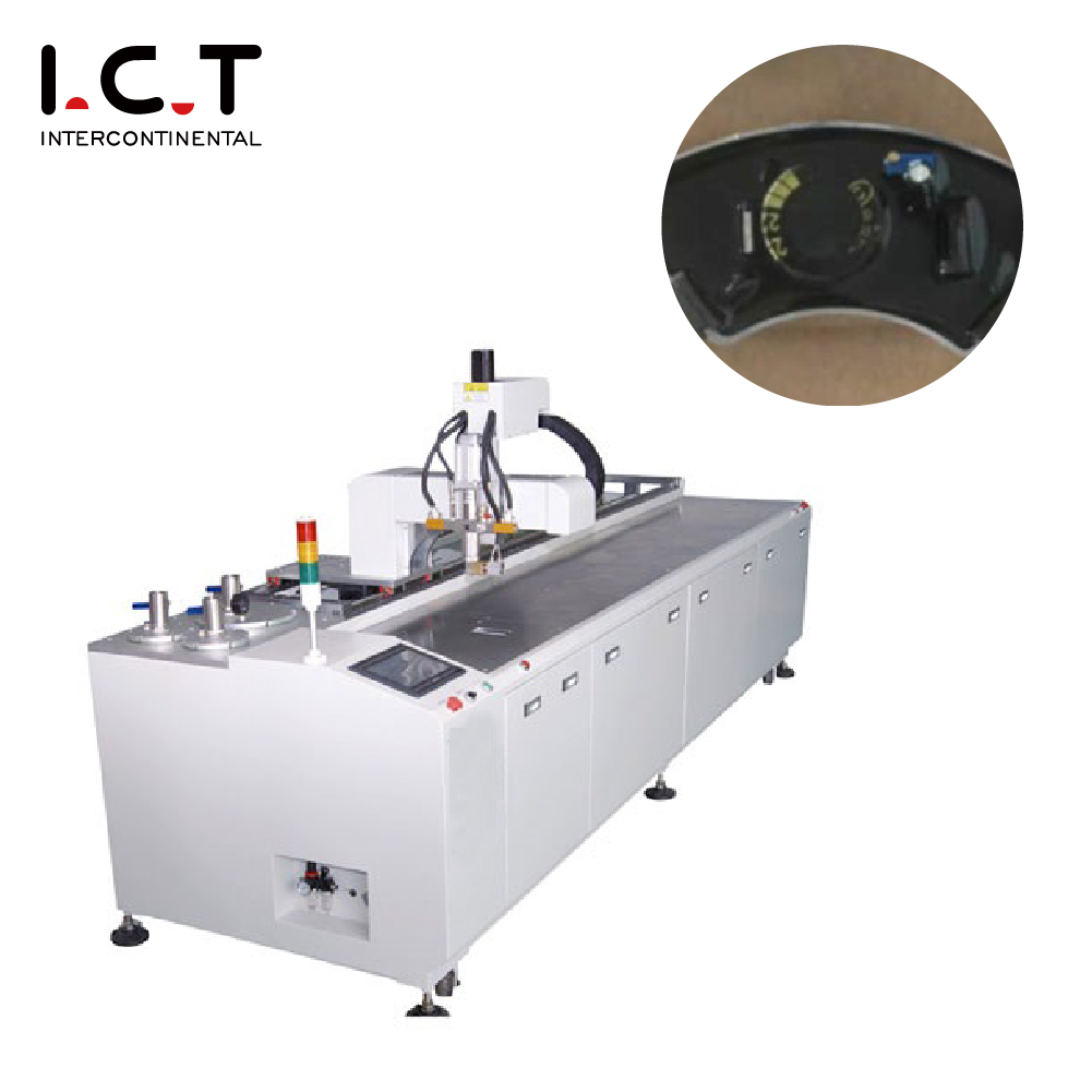 I.C.TSemi automatic two component resin Glue epoxy dispensing potting ...