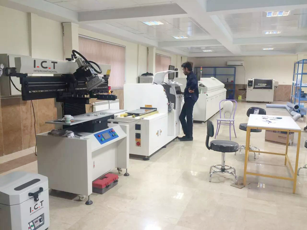 I.C.T-P12 | High Precision Semi-Automatic SMT Screen Stencil Printer in ...