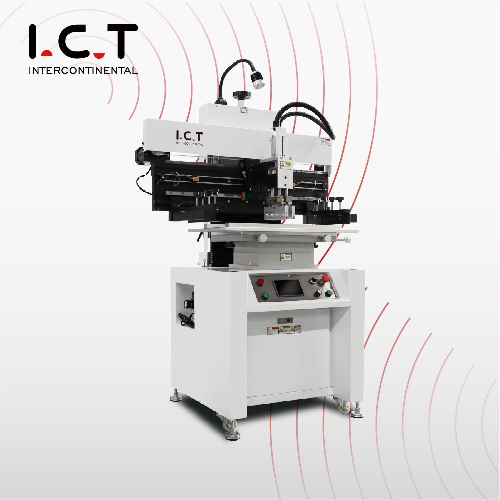 Semi Auto Stencil Printer SMT PCB Semi Automatic Paste Printing Machine ...