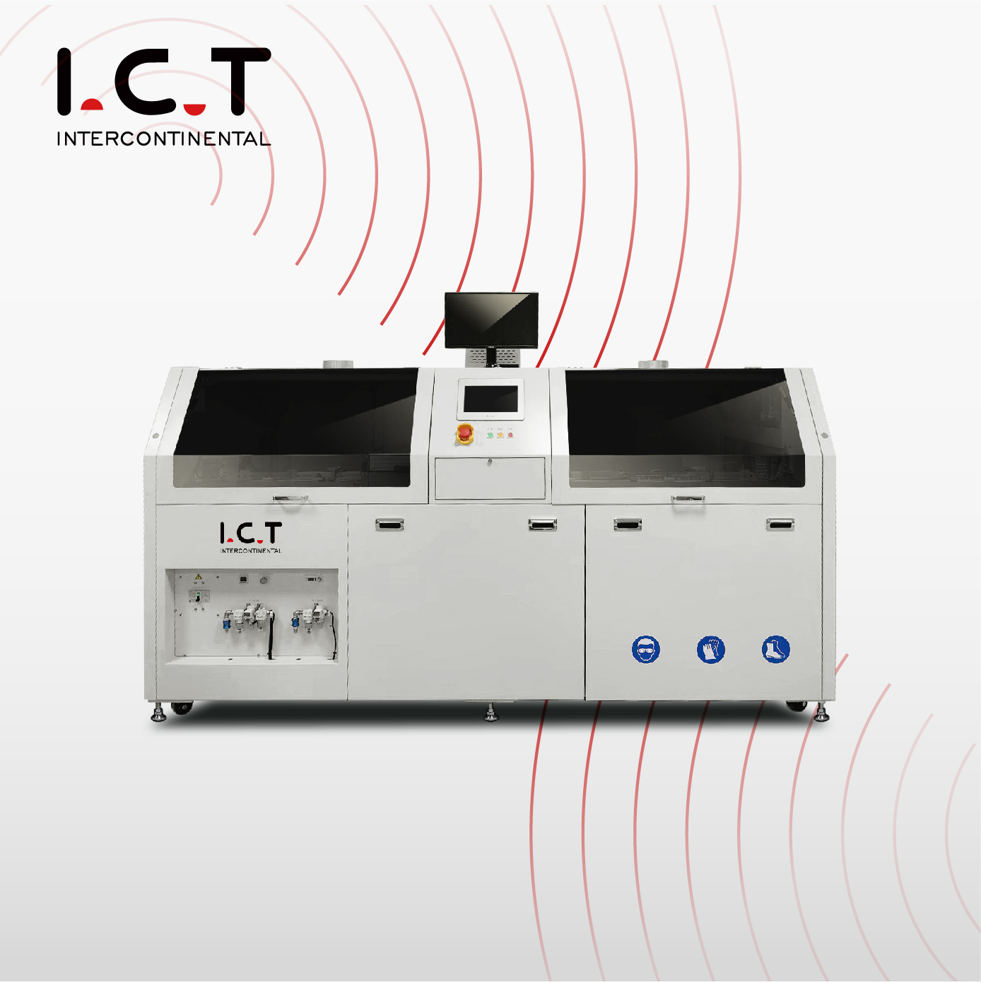 I.C.T-SS550 | Full-auto Online Selective Wave Soldering Machine from China manufacturer ...